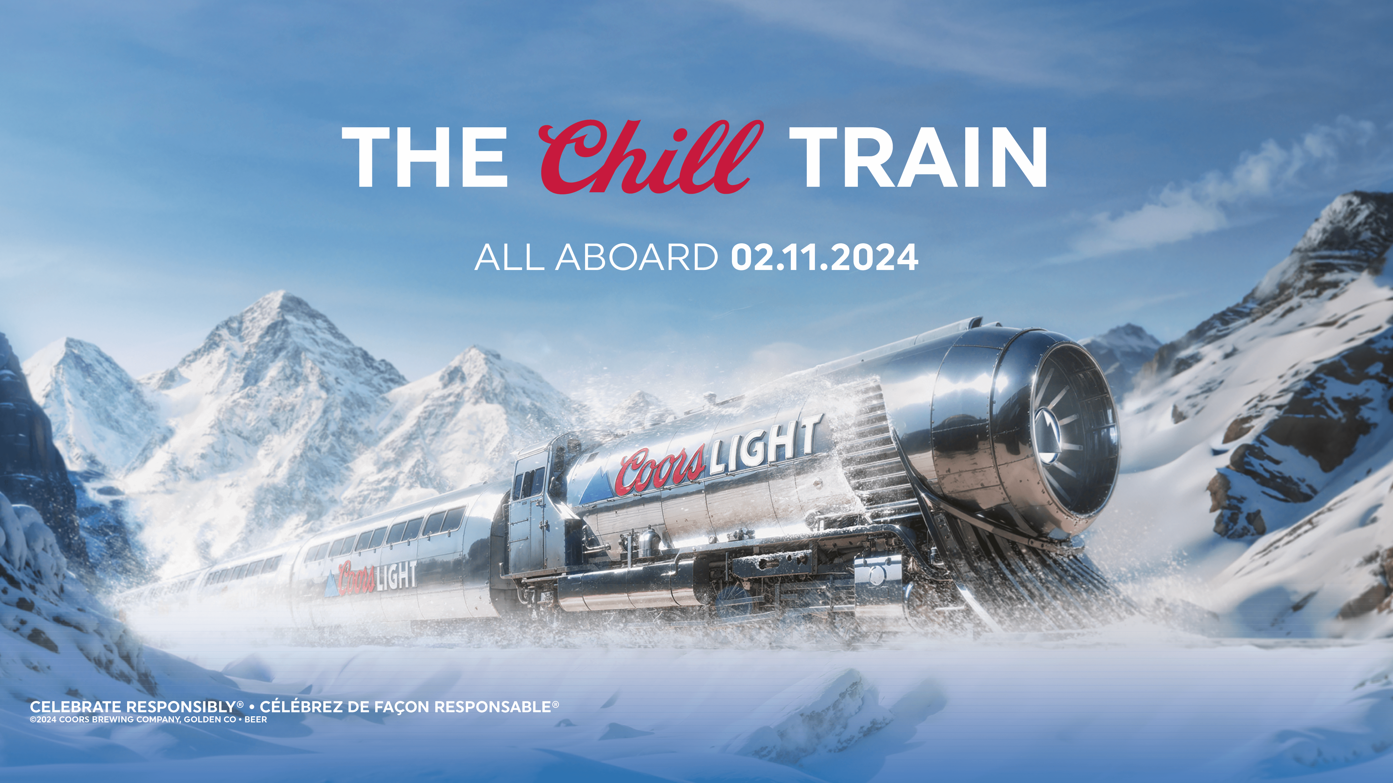 Are You Ready To Hop On The Coors Light Chill Train To The Super Bowl ...